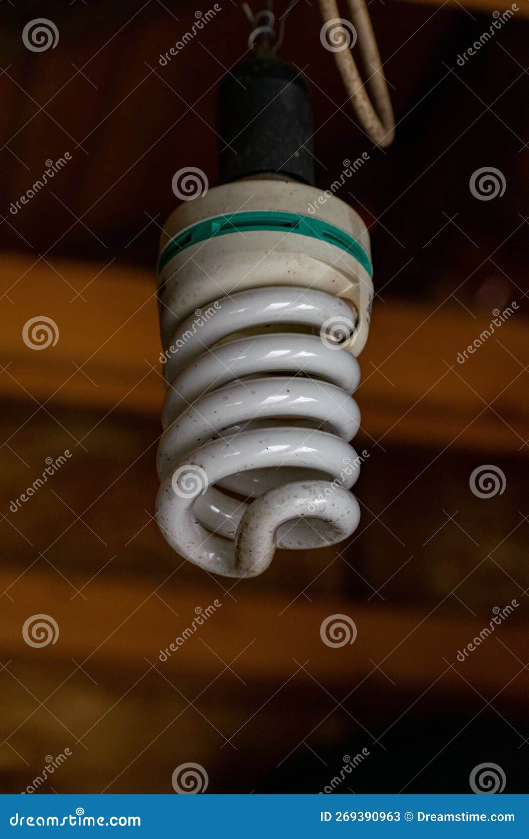 Vertical Shot of a Modern Light Bulb Stock Image - Image of bulb ...
