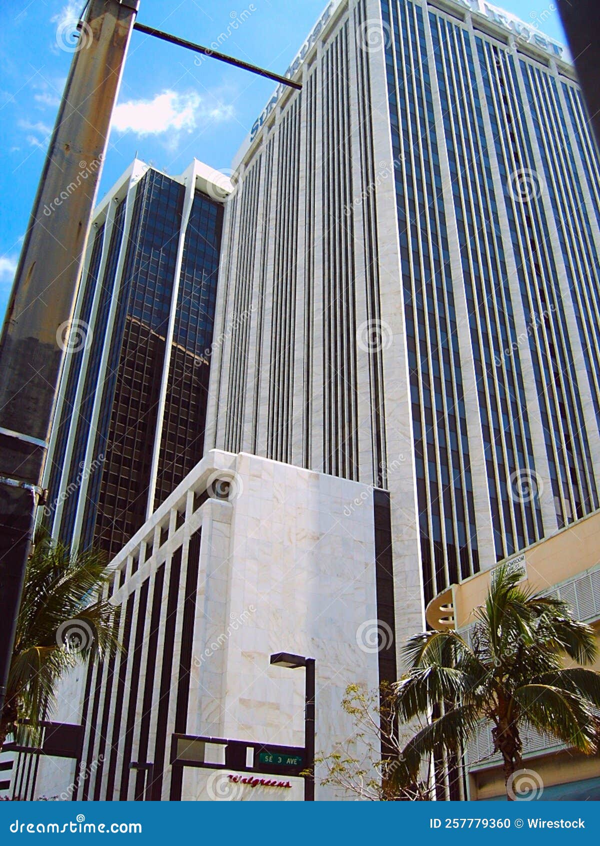 Vertical Shot of Modern Office Buildings in the Downtown Editorial ...