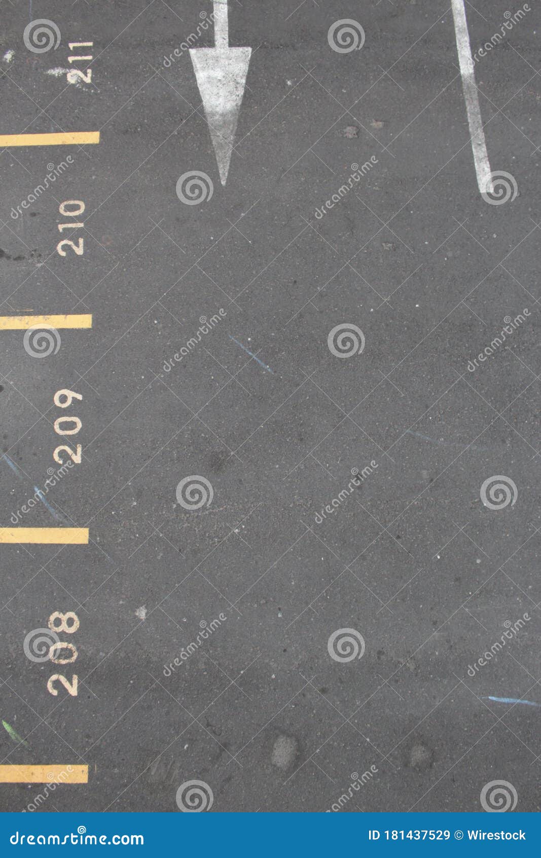 Car Parking Lot With Numbers Stock Photography | CartoonDealer.com ...
