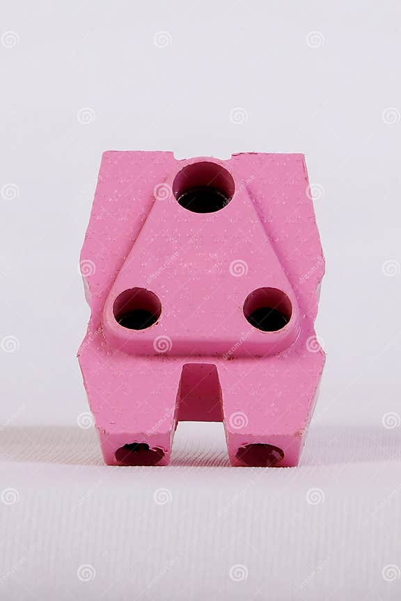 Vertical Shot of Pink Plug Universal Socket Adapter Stock Image - Image ...