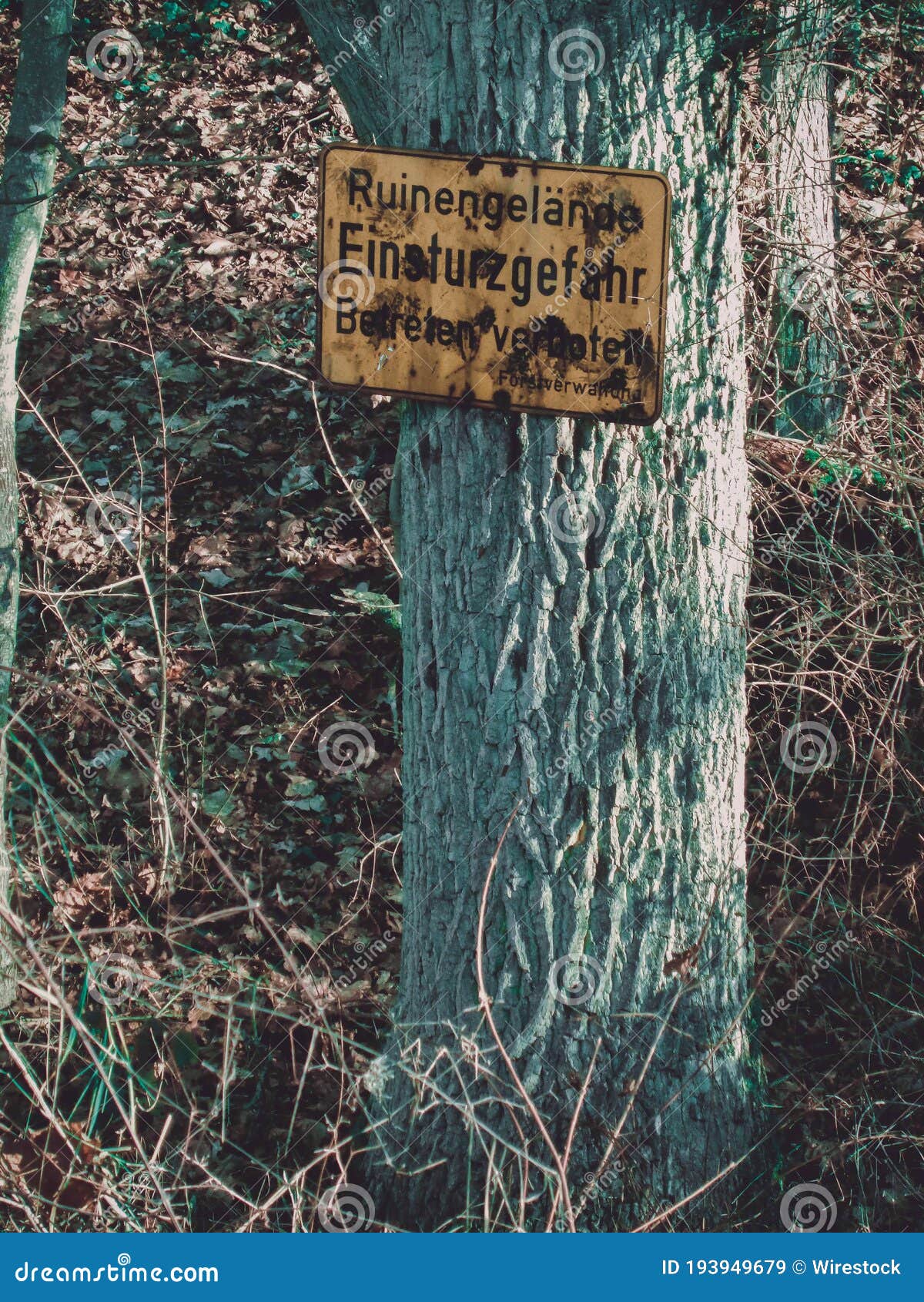 Danger Of Collapse Italian Warning Sign Stock Image | CartoonDealer.com ...