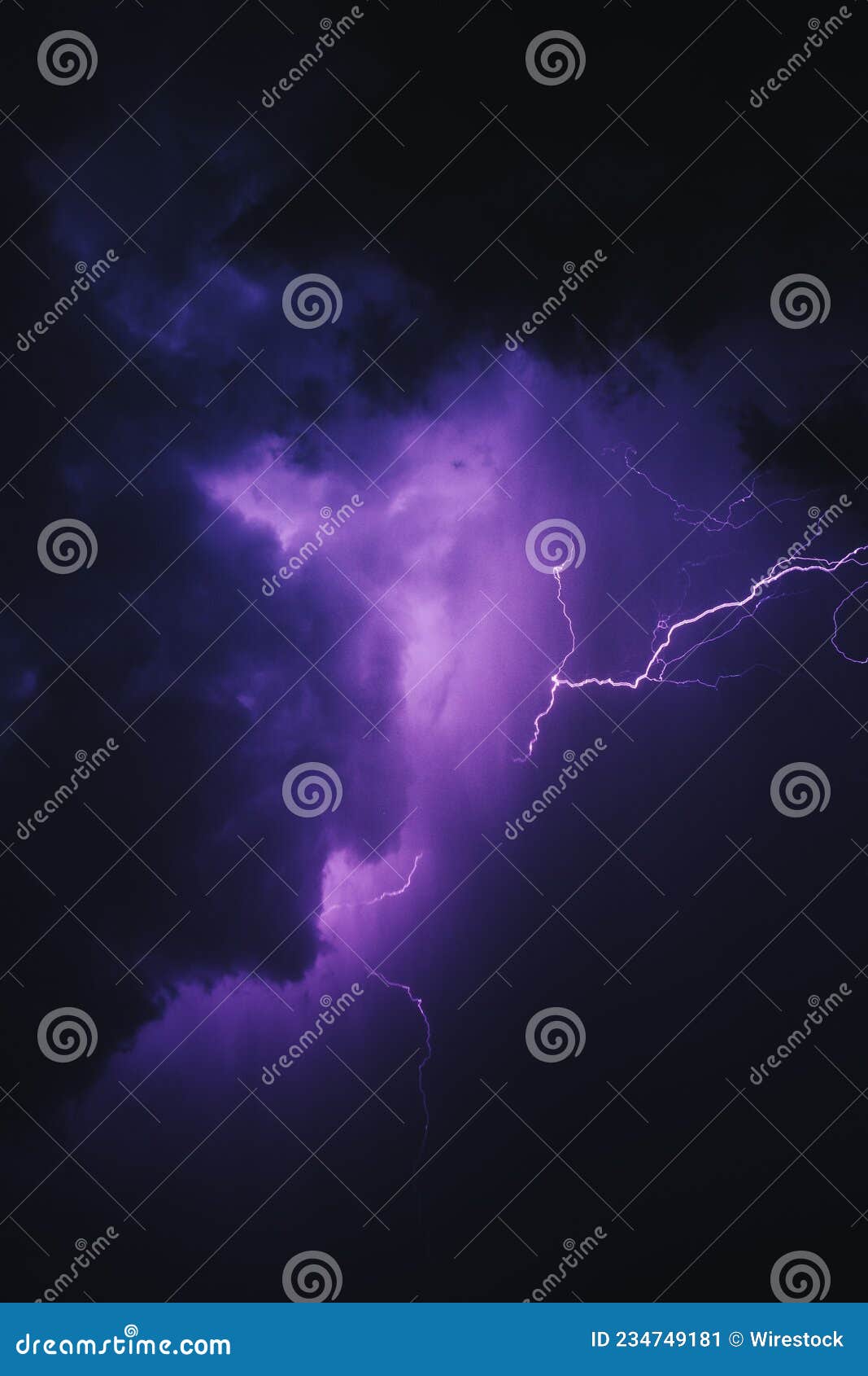 Vertical Lightning Strike Royalty-Free Stock Photo | CartoonDealer.com ...
