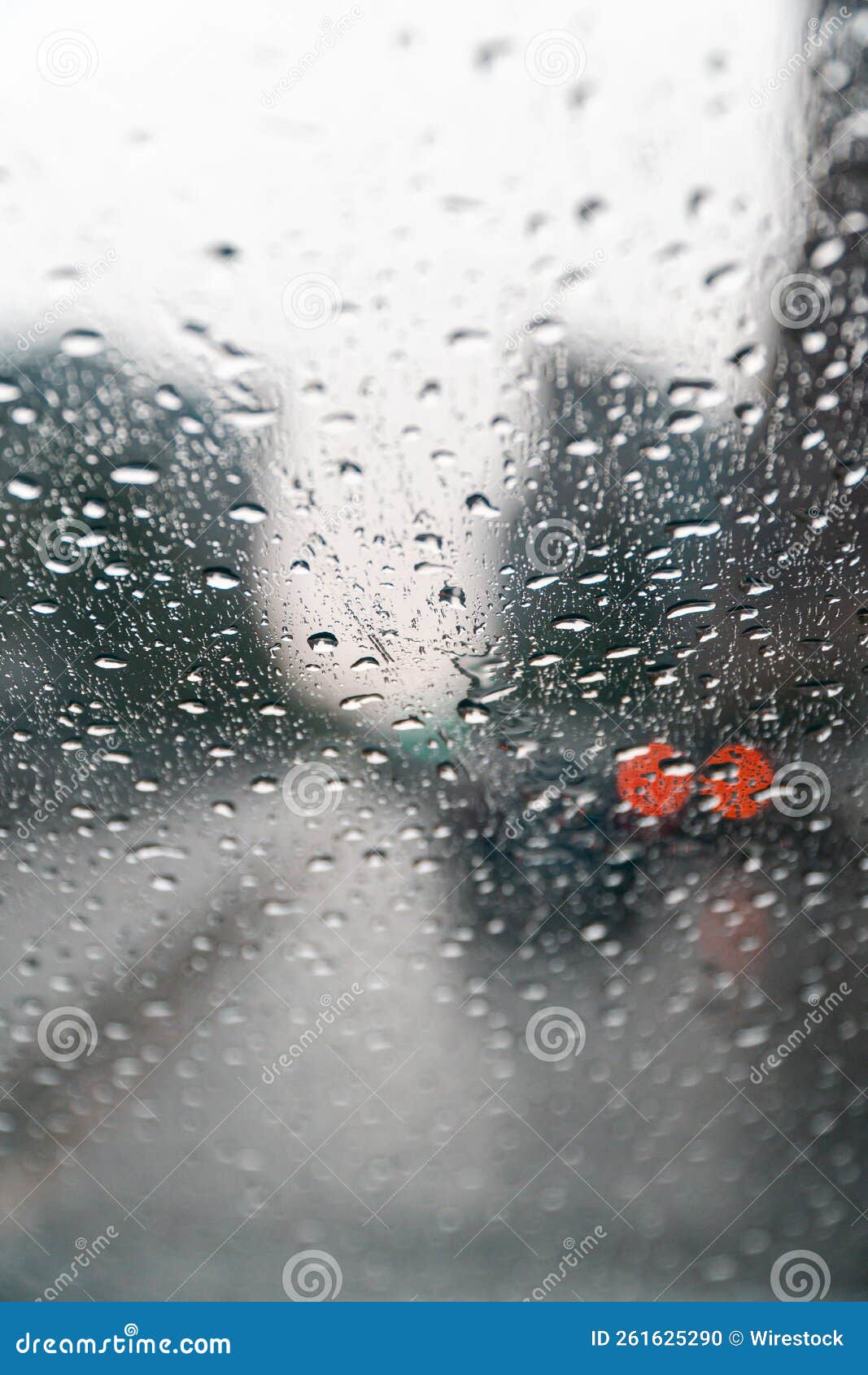 Vertical Shot of Rain Drops on a Glass Stock Photo - Image of ...