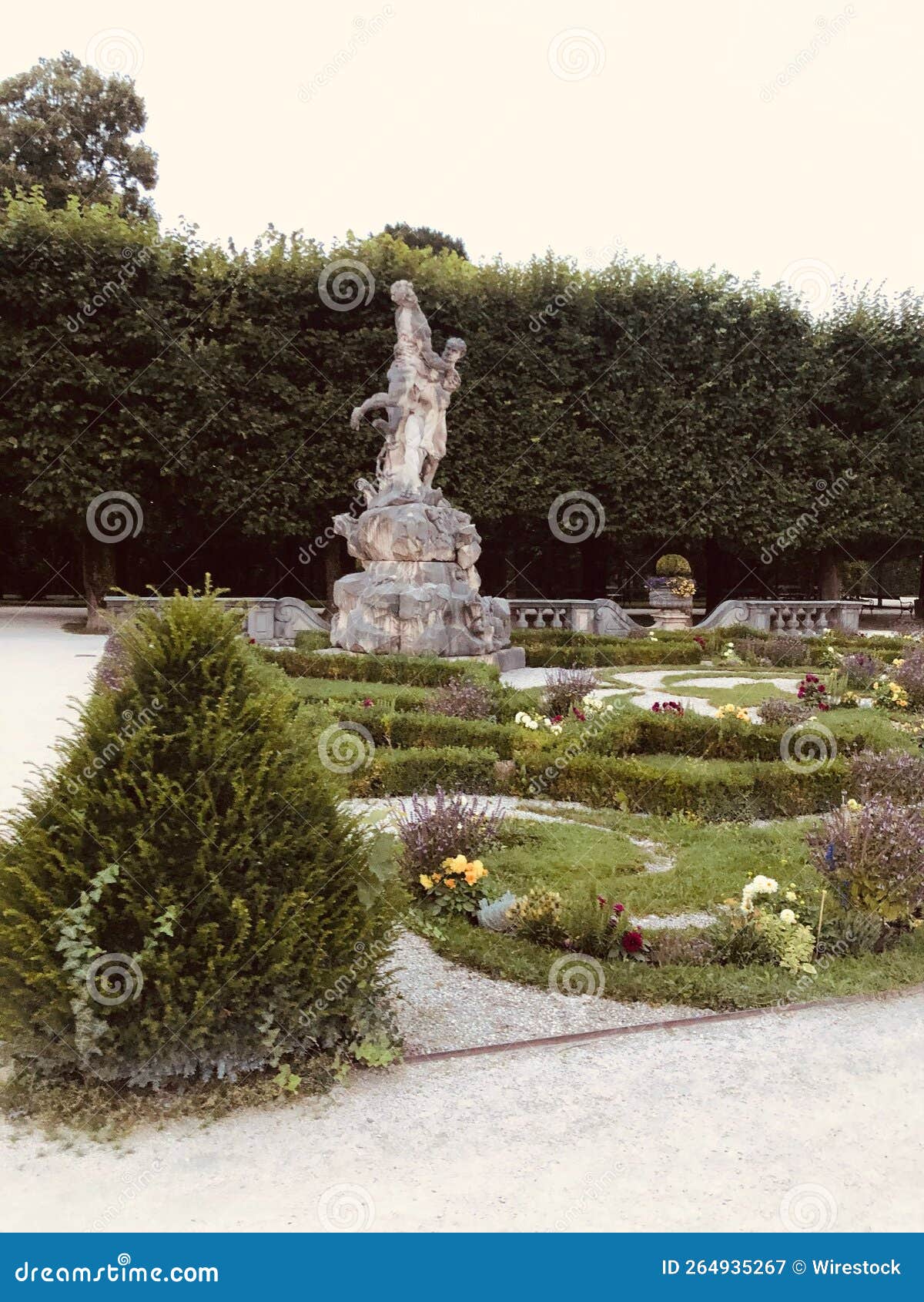 Vertical Shot of the of Persephone Statue in the Garden Stock Image ...