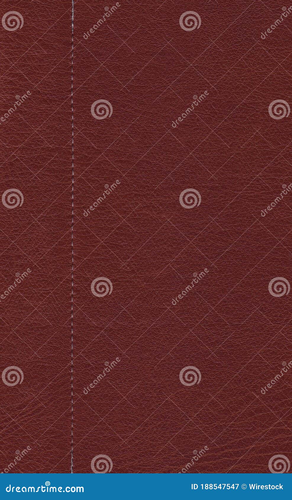 Vertical Shot of a Red Leather Texture with One White Seam Stock Image ...