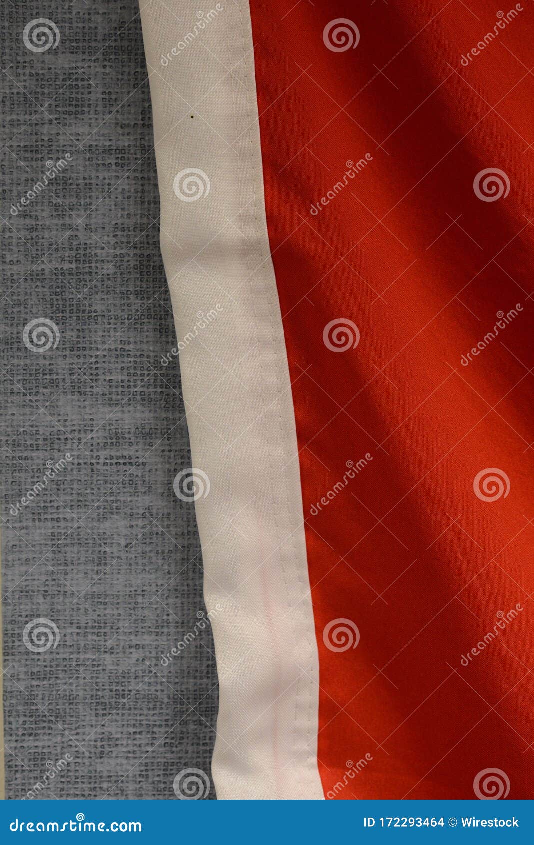 Vertical Shot of the Red, White and Blue Fabrics Sewed Together Stock ...