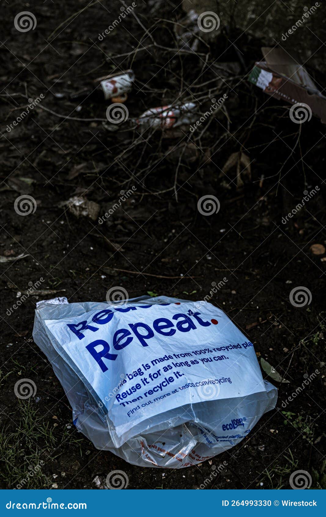 Vertical Shot of the Reusable Garbage in the Trash Editorial Image ...