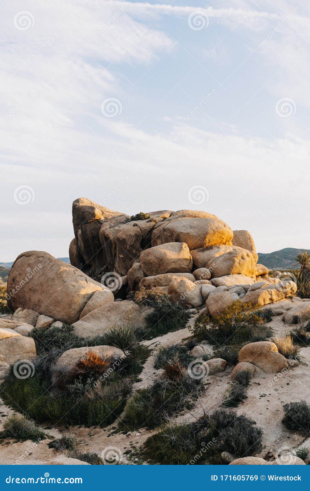 Vertical Shot of Rock Formations on the Top of the Mountain Stock Image ...