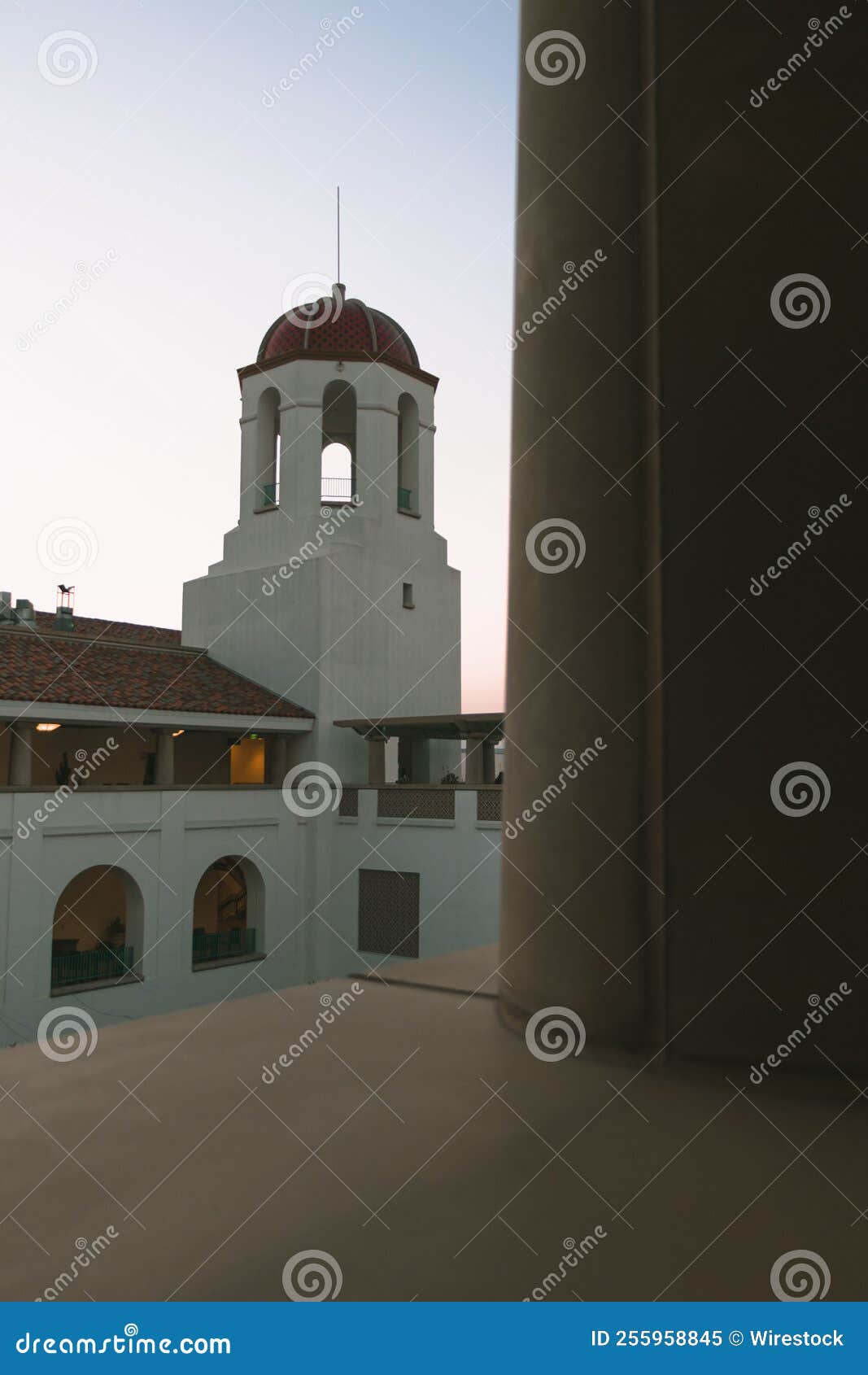 Vertical Shot of San Diego State, Conrad Prebys Aztec Student Union in ...