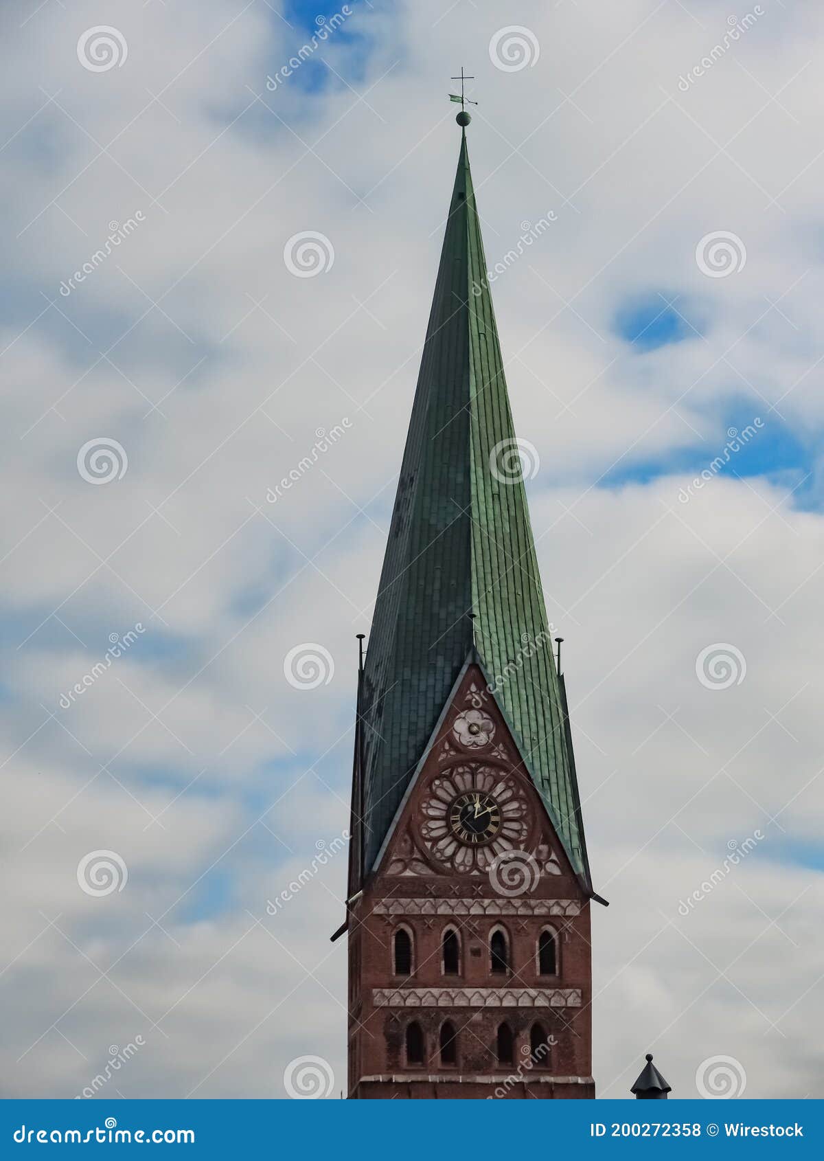 Vertical Shot of am Sande Tower in Germany Stock Photo - Image of natur ...