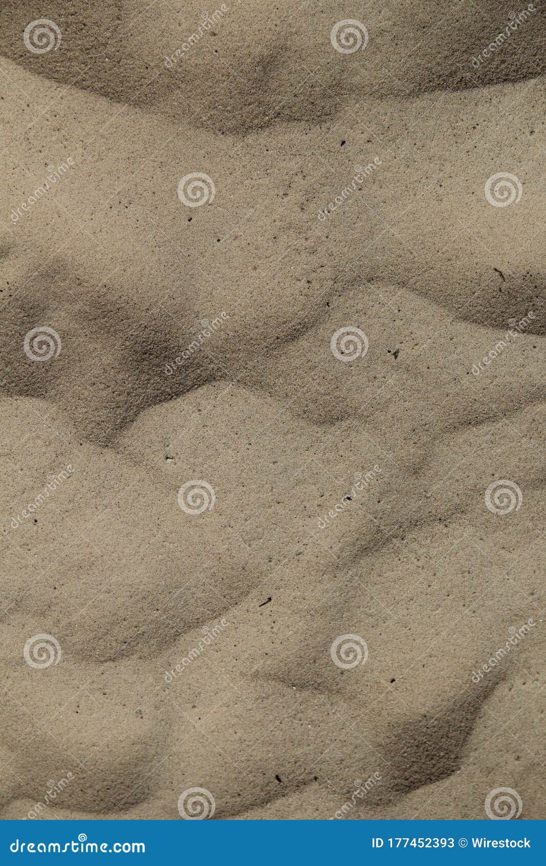 Vertical Shot of a Sandy Surface Stock Image - Image of natural, brown ...