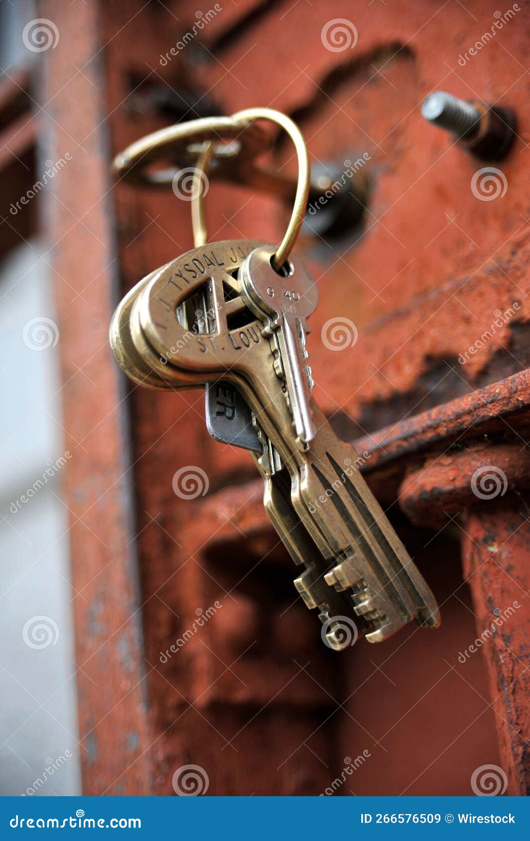 Vertical Shot of Security Keys at a Maximum Security Prison Editorial ...