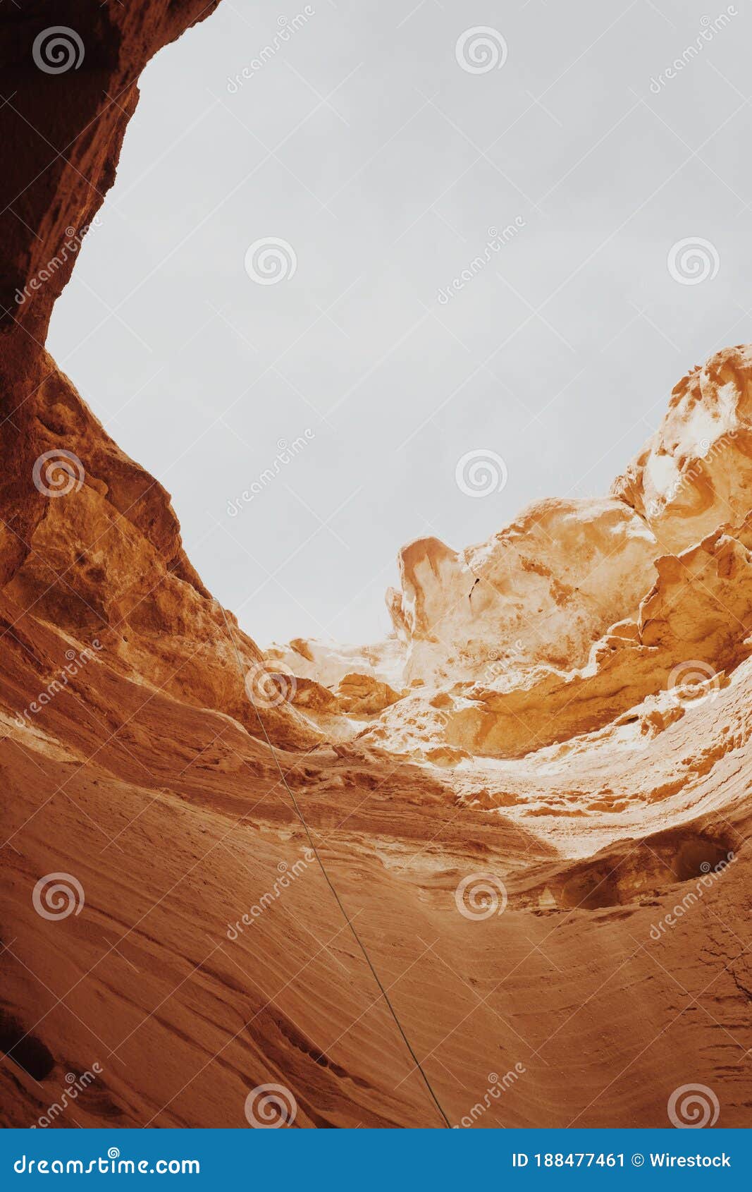 Vertical Shot of Several Cliffs Next To Each Other Stock Image - Image ...