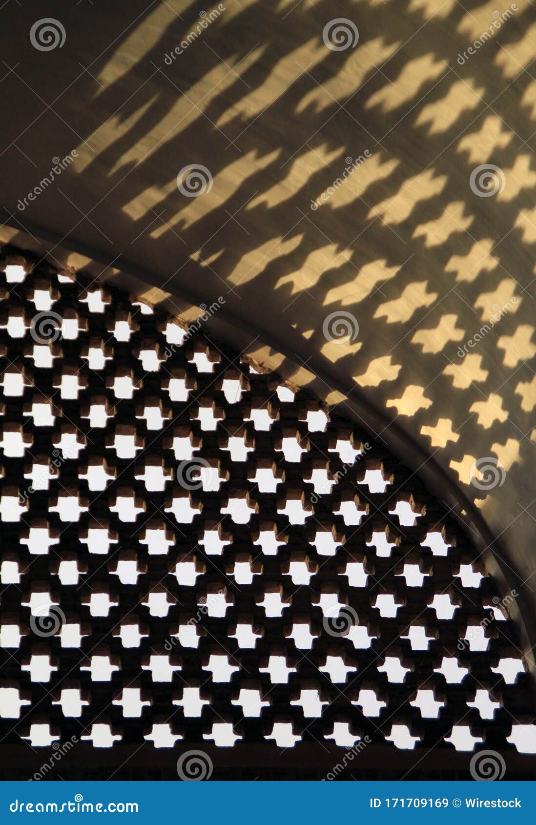 Multiple Cross Shaped Holes Dividing Partition Stock Photography ...