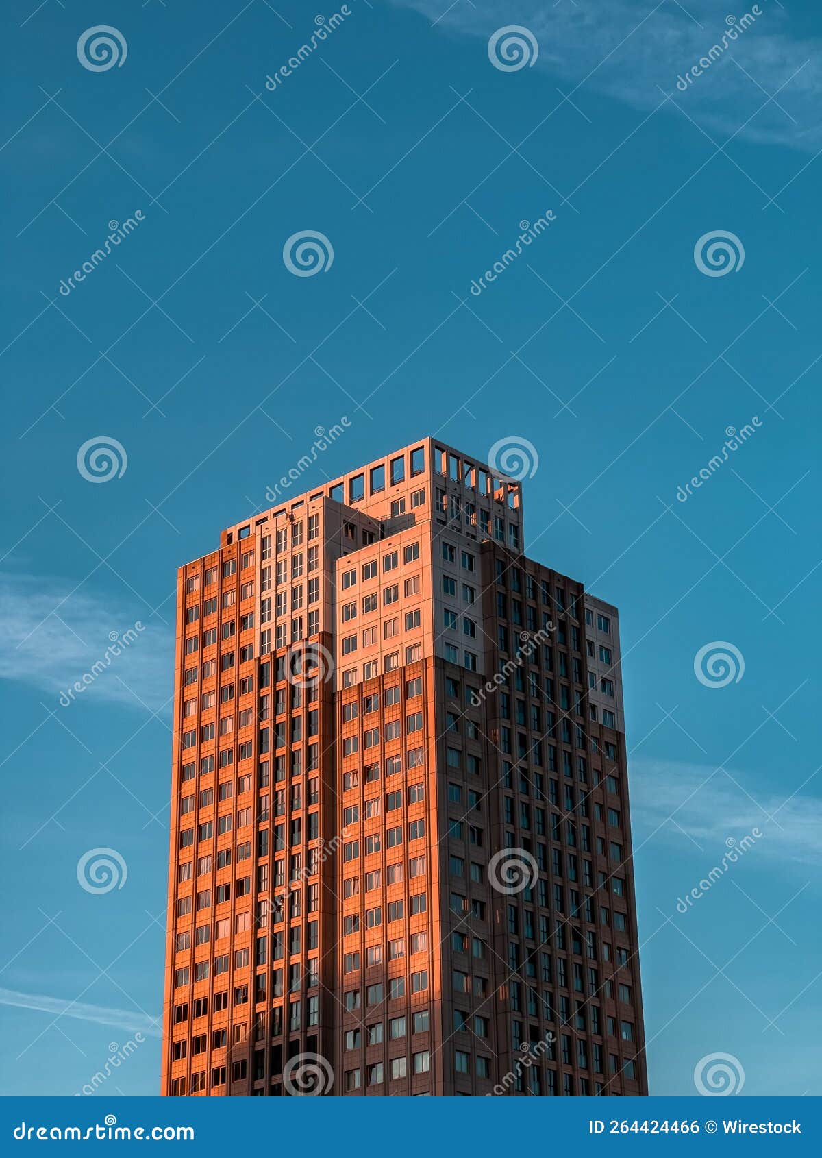 Vertical Shot of a Skyscraper in Rotterdam Stock Photo - Image of ...