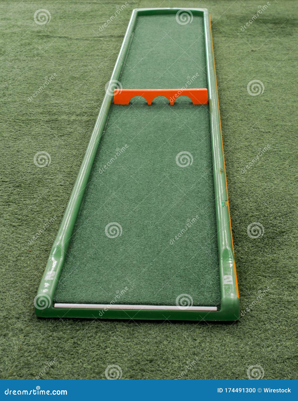 Vertical Shot of a Small Golf Course Stock Photo - Image of game ...