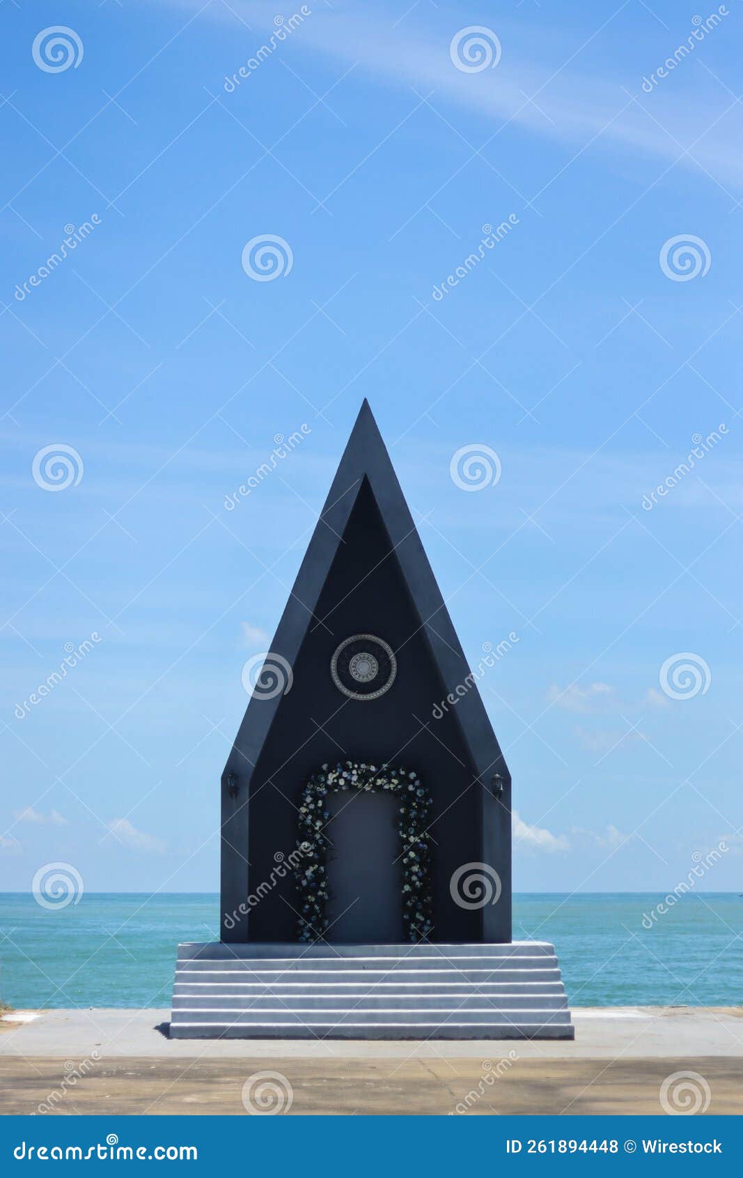 Vertical Shot of a Small House with a Sharp Roof on Shanwei Beach in ...