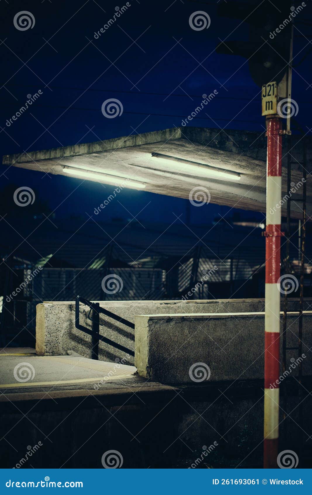 Vertical Shot of a Staircase Entrance in the Nighttime Stock Image ... Vertical Shot of a Staircase Entrance in the Nighttime Stock Image ...