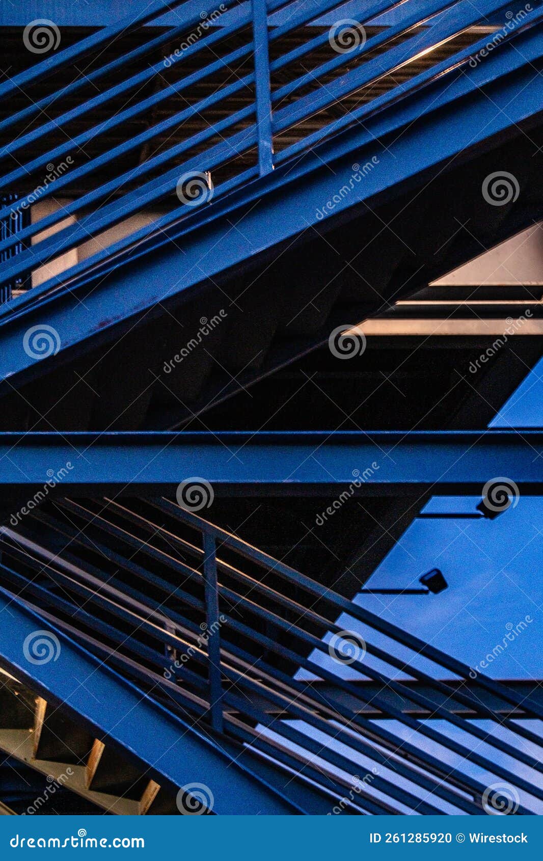 Vertical Shot of Stairs Leading To a Walkway Stock Photo - Image of ...