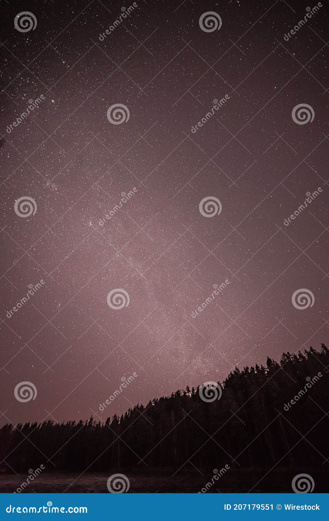 Vertical Shot of a Starry Sky at Night - Perfect for Wallpaper Stock ...
