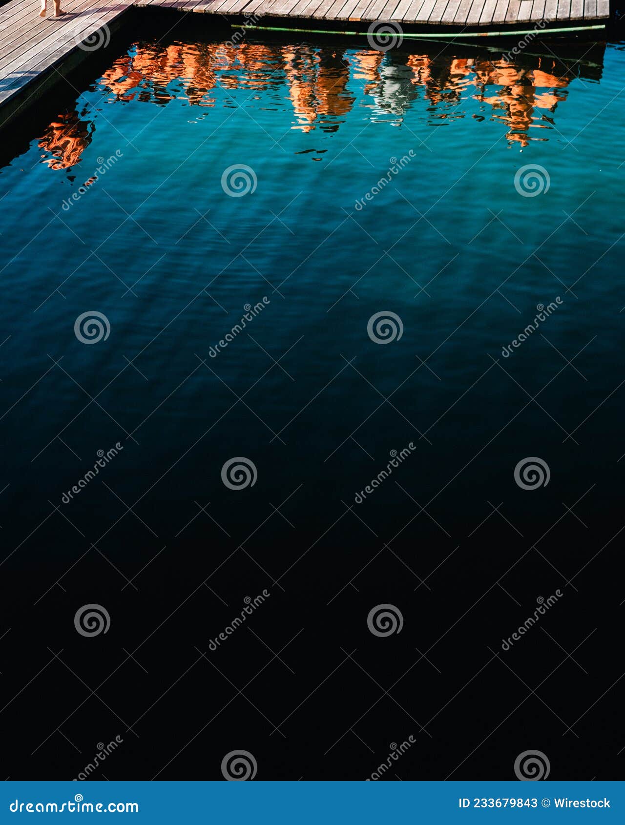 Vertical Shot of a Swimming Pool Stock Image - Image of resort ...