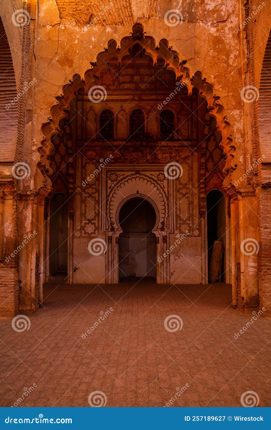 Vertical Shot of the Tinmal Mosque in Morocco Stock Image - Image of ...