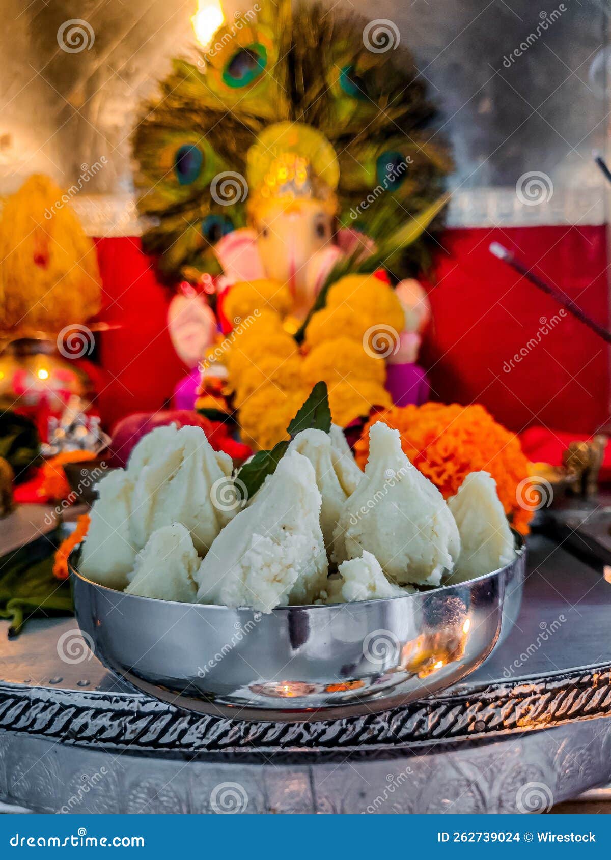 Vertical Shot of a Traditional Indian Setting Stock Photo - Image of ...