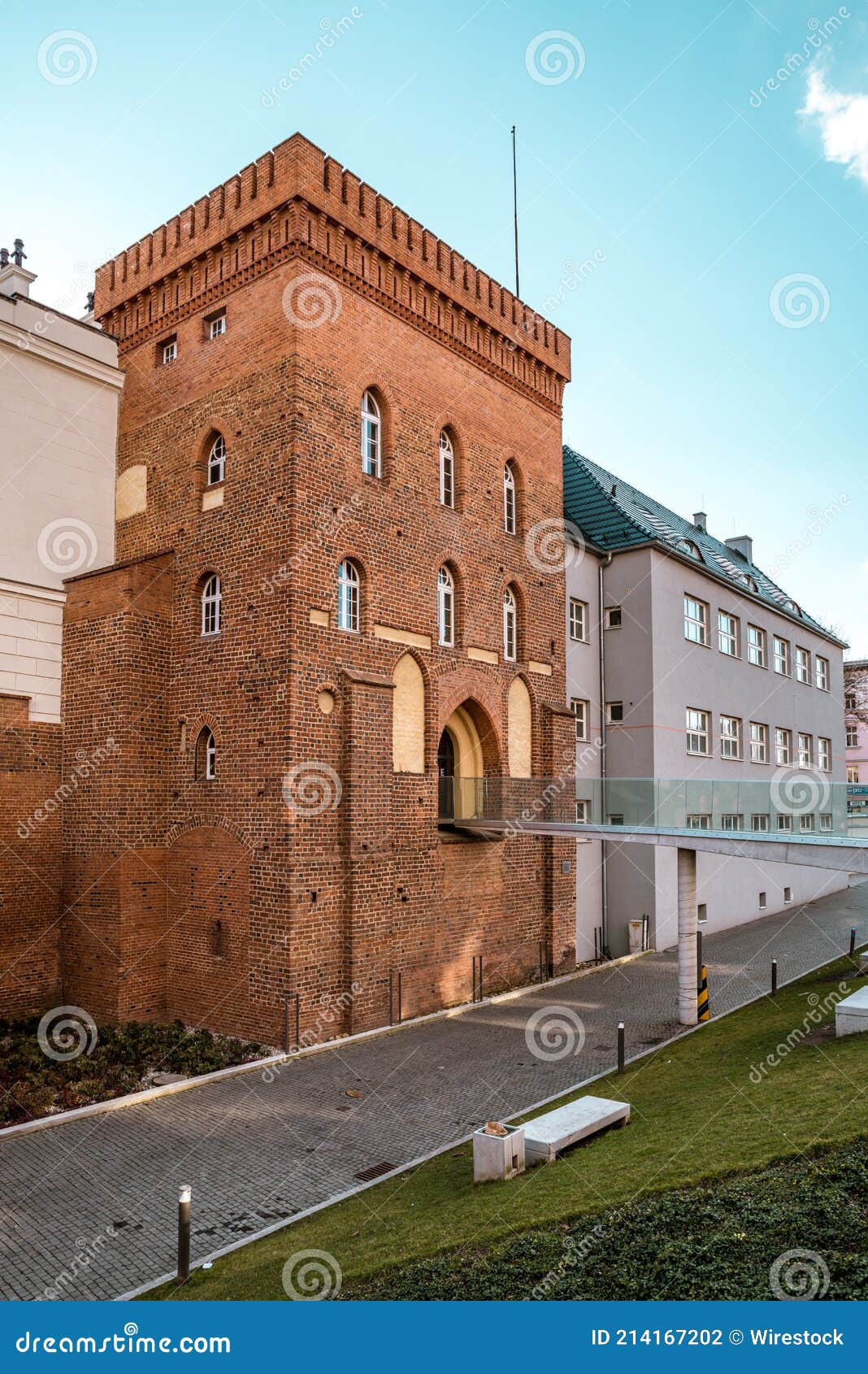 Vertical Shot of the Upper Castle in Opole at the Copernicus Square ...