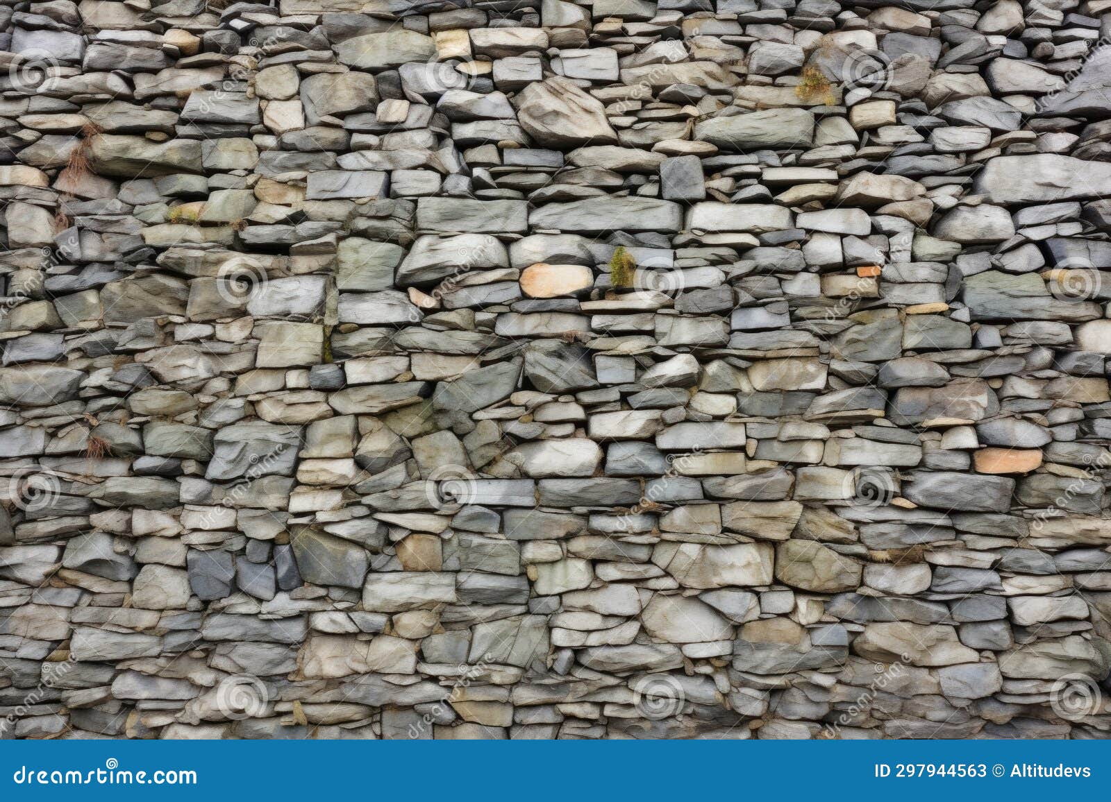 Vertical Shot of Vertically Laid Stone Wall Stock Image - Image of ...
