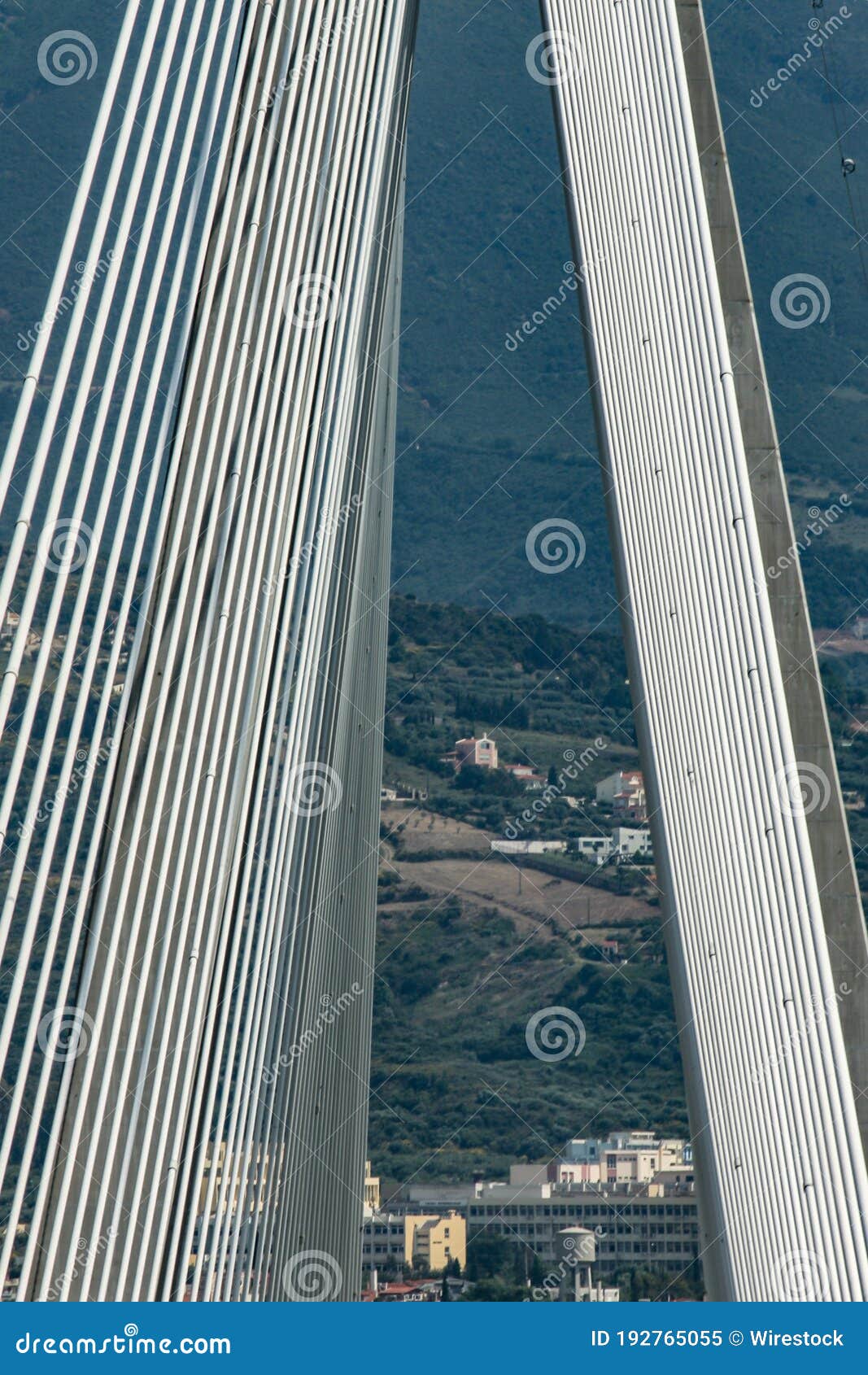 Vertical Shot of the Viaduto De Millau Editorial Image - Image of ...