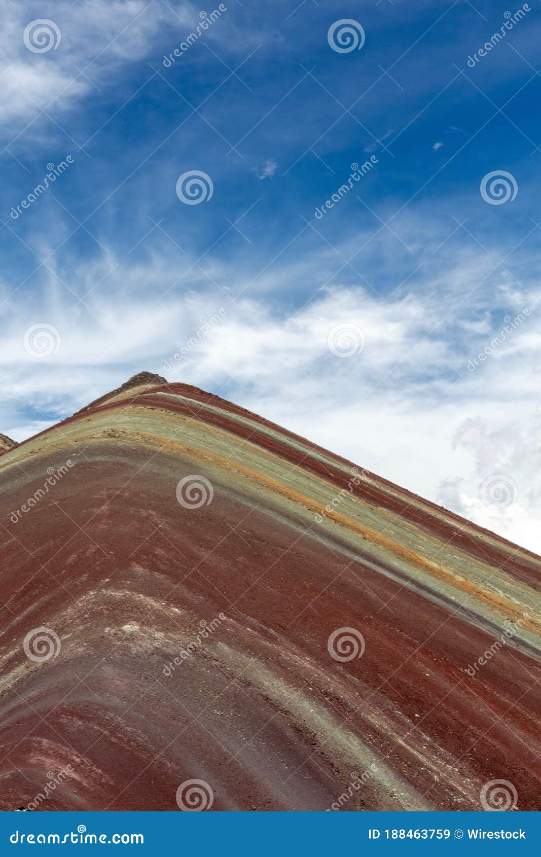 Vinicunca Or Rainbow Mountain,Pitumarca, Peru Royalty-Free Stock ...
