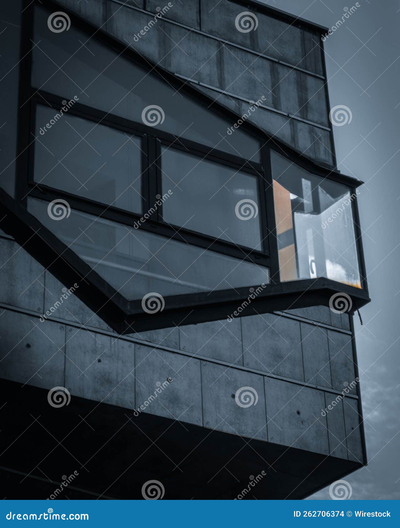 Vertical Shot of Wall and Windows of a Modern Well-designed Building ...