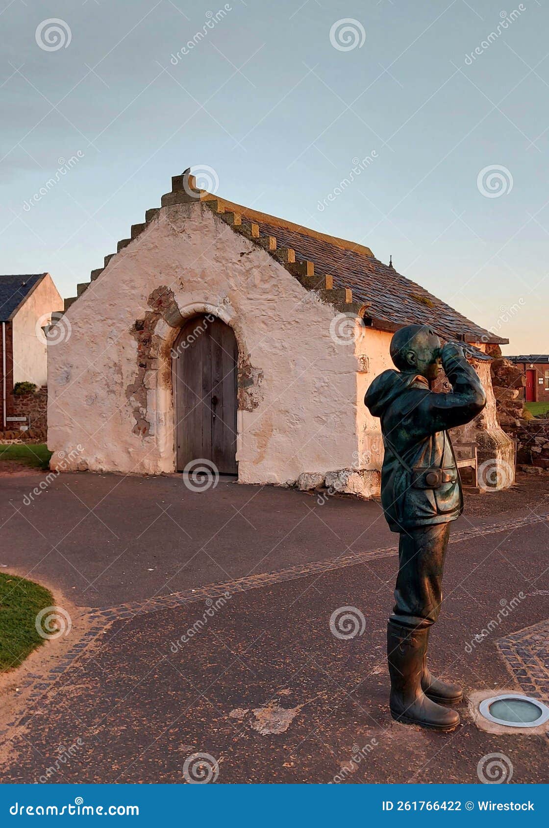 Vertical Shot of the Watcher Statue in North Berwick Editorial ...