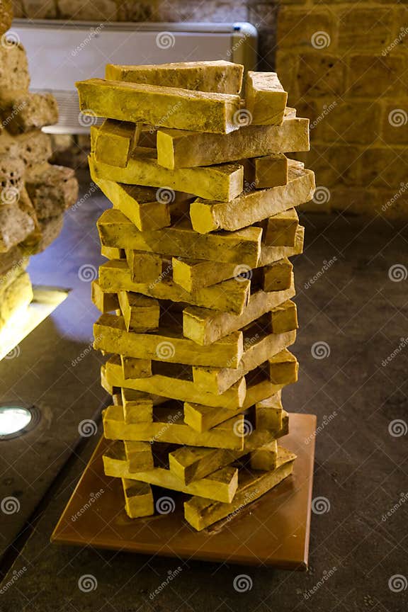 Vertical Shot of Wooden Sticks in a Stack Stock Image - Image of ...