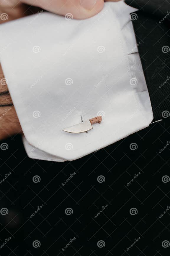 Vertical Shot of a Young Man Pushing His Button Stock Image - Image of ...