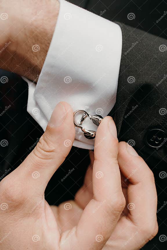 Vertical Shot of a Young Man Pushing His Button Stock Image - Image of ...