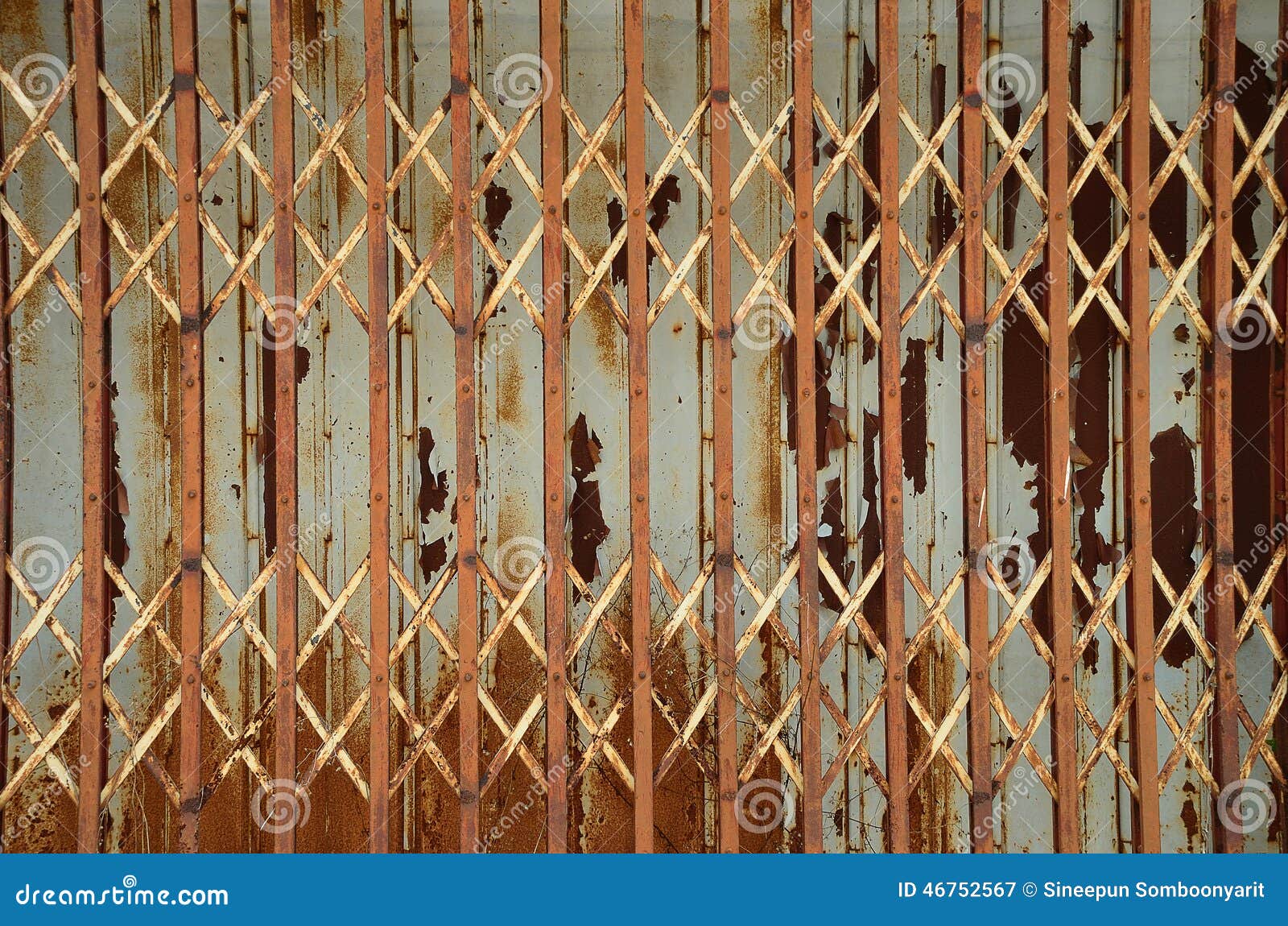 Vertical Shutter Steel Door Stock Image - Image of panel, metal: 46752567
