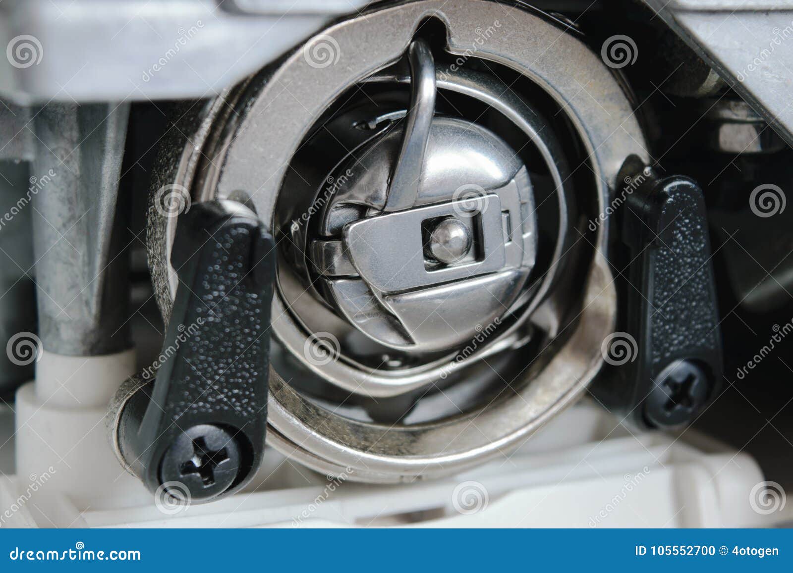 Vertical Shuttle in the Sewing Machine Stock Photo - Image of ...