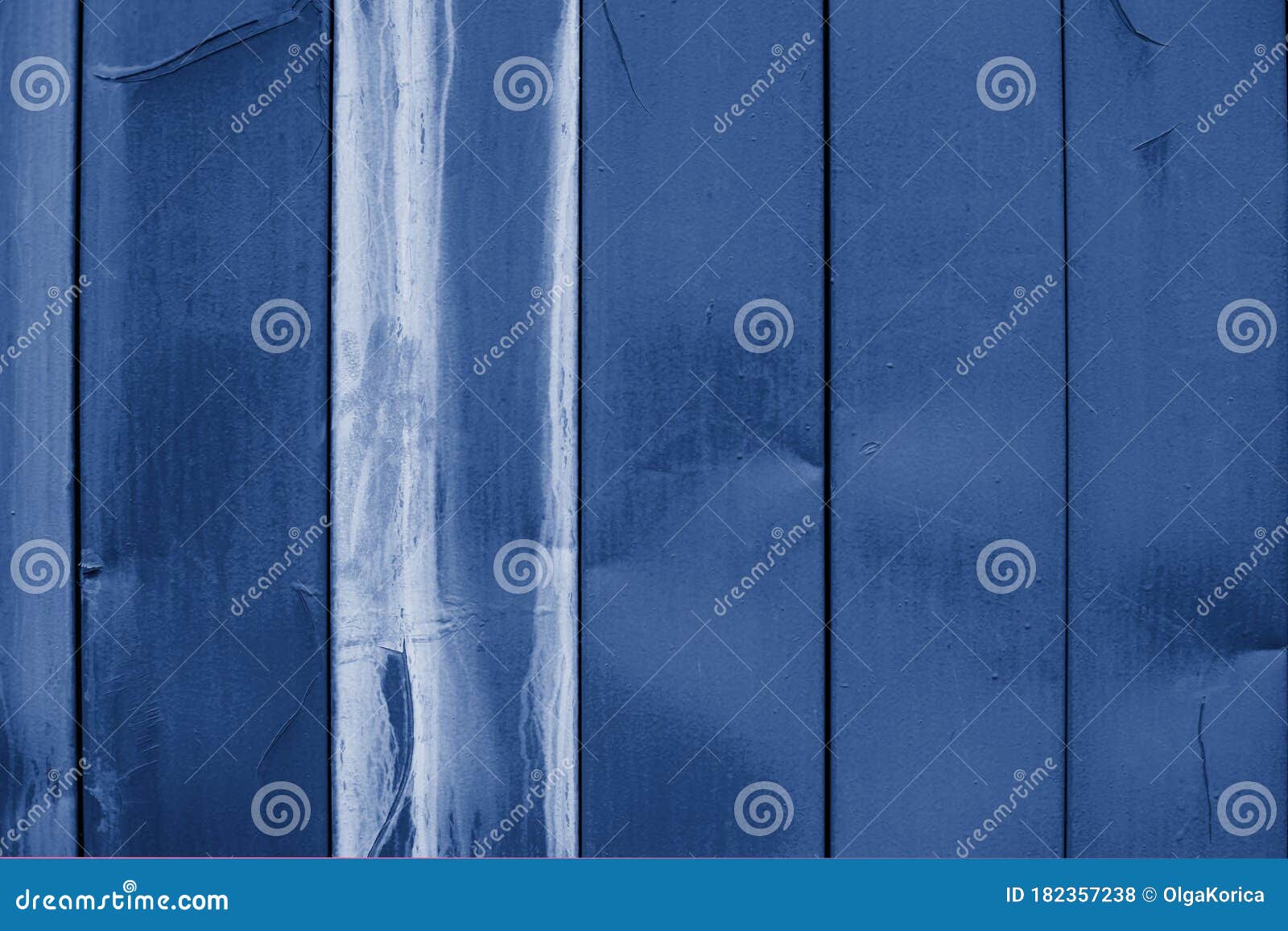 Vertical Siding Classic Blue Color, Old Wall Cladding Surface with ...