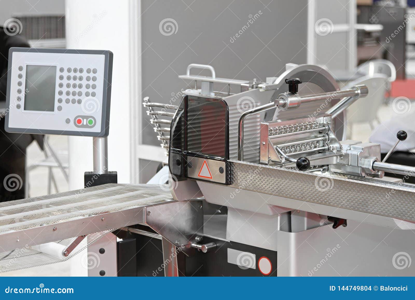 Vertical Slicer stock photo. Image of machine, factory - 144749804