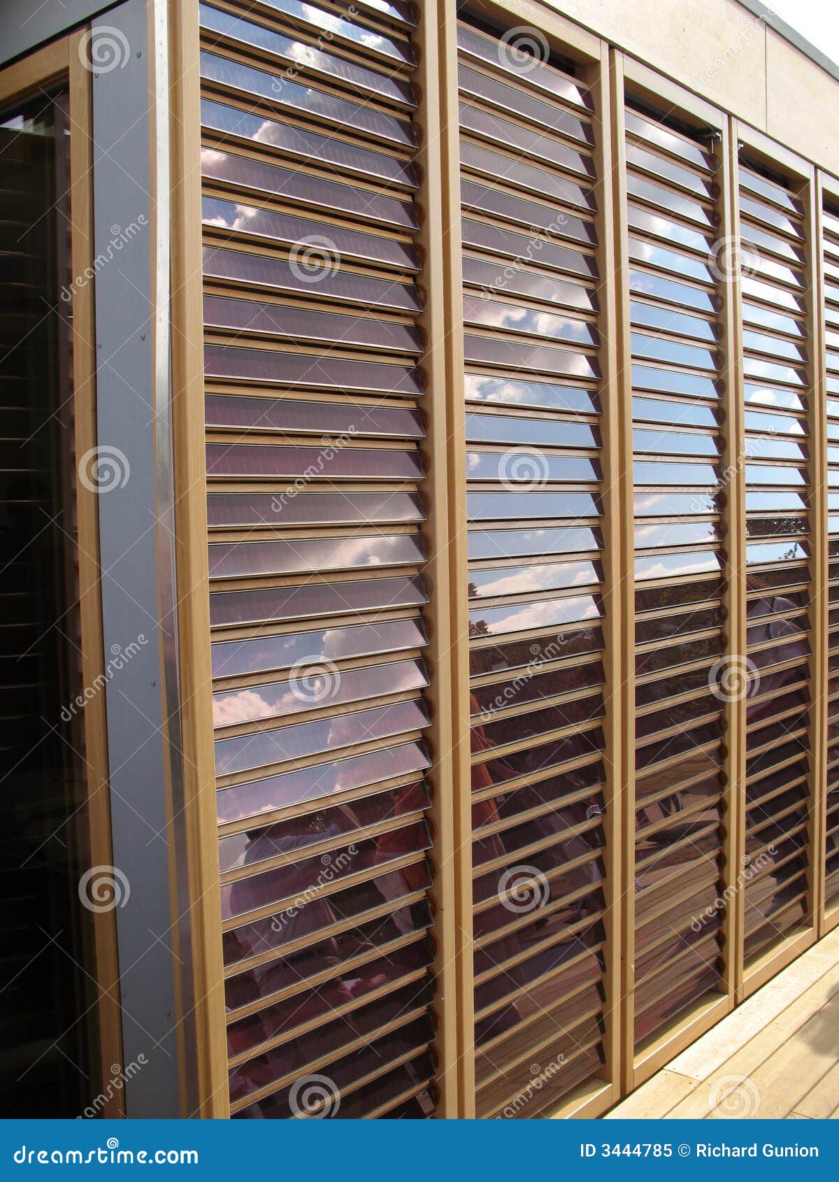 Vertical Solar Panels stock image. Image of energy, home - 3444785