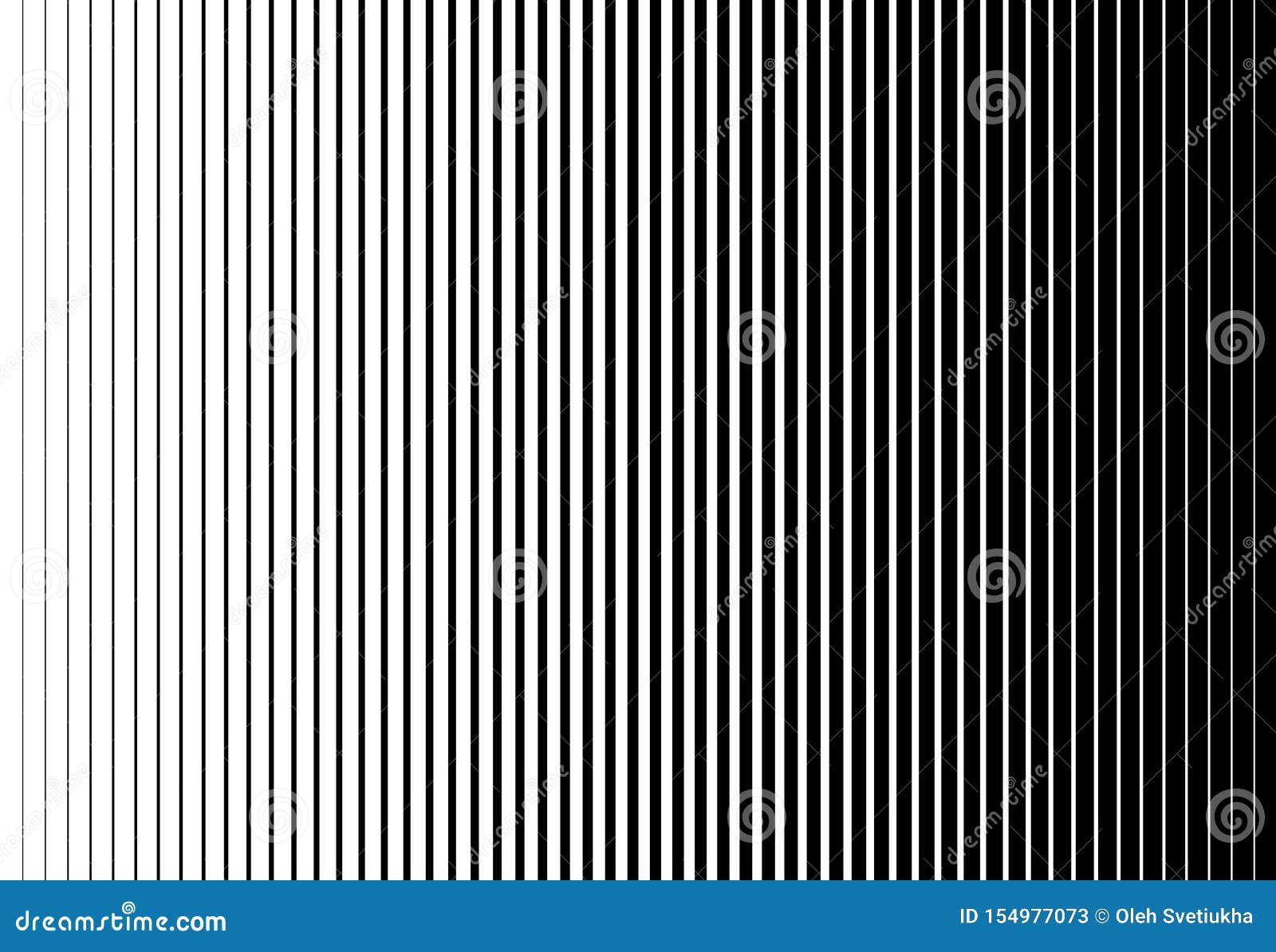 Vertical Speed Line Halftone Pattern Thick To Thin. Vector Illustration ...