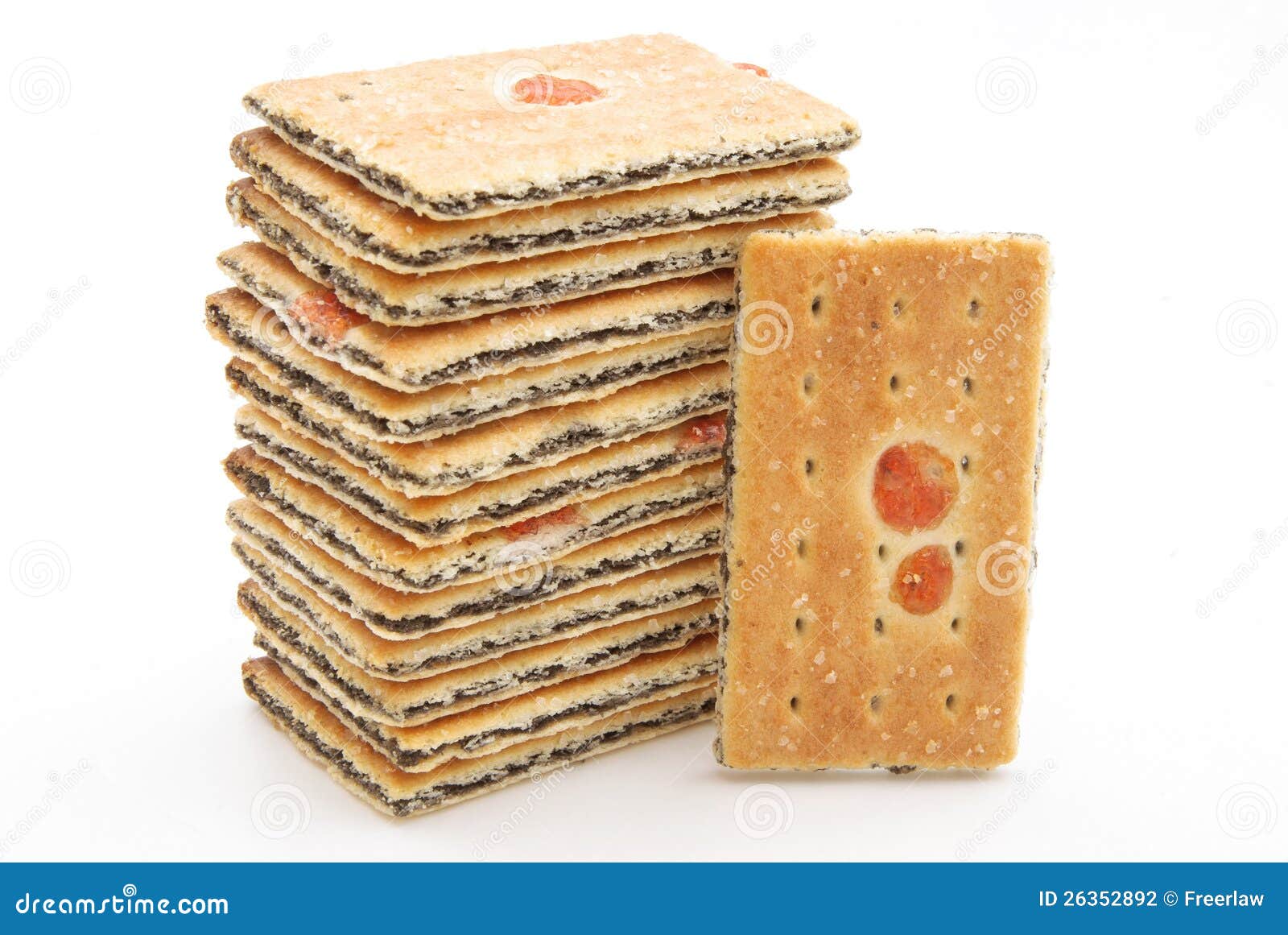 Vertical stacked biscuits stock photo. Image of irresistible - 26352892