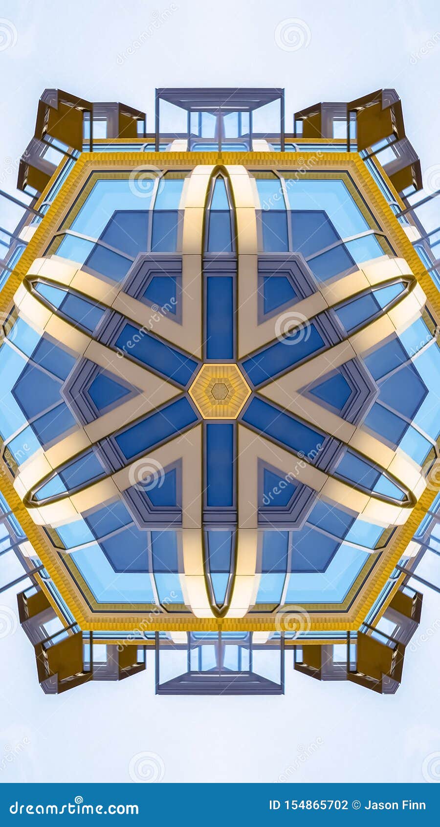 Vertical Star Shape Made Form Apartment Building Windows Stock ...