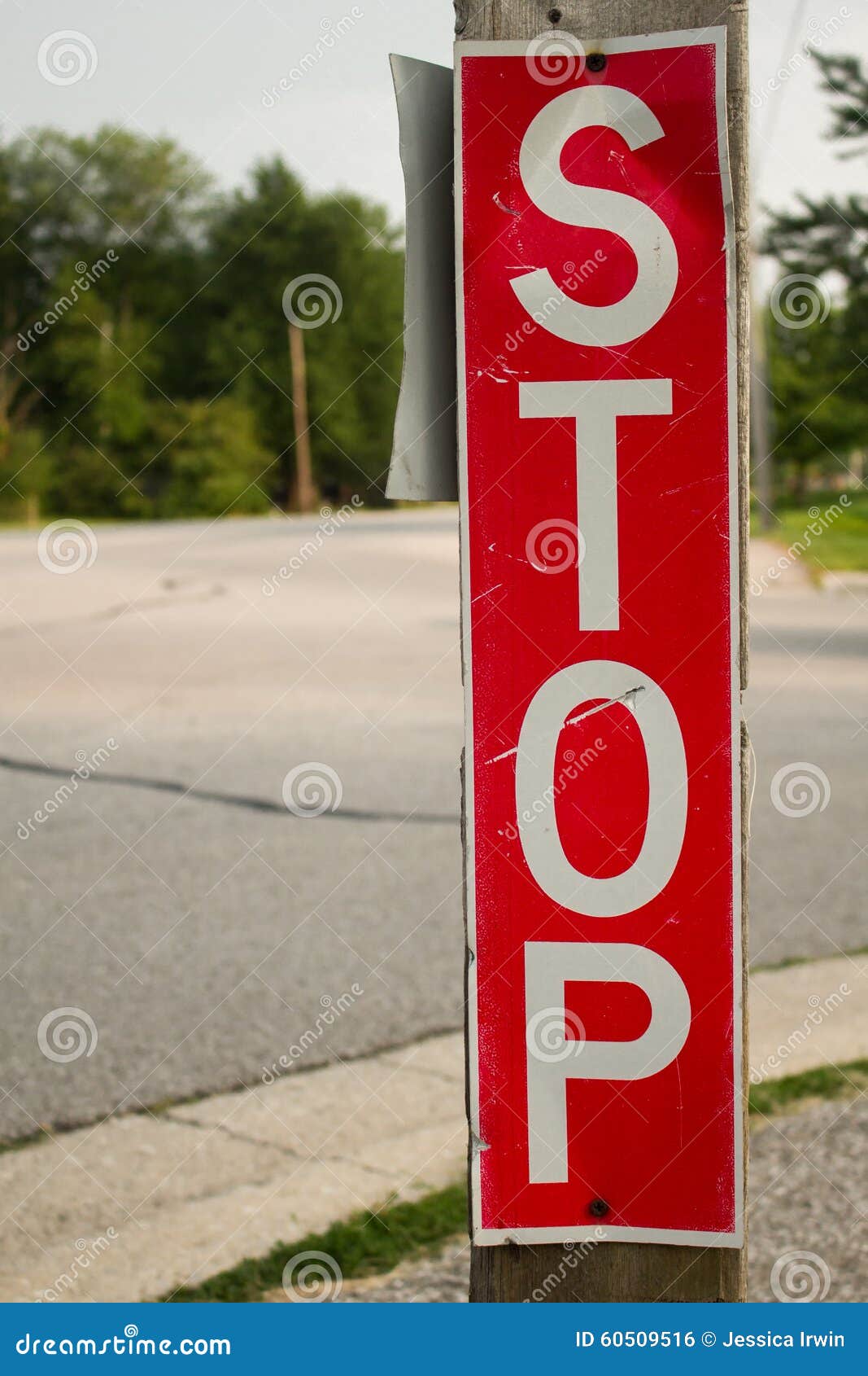 Vertical Stop Sign Stock Photography | CartoonDealer.com #60509516
