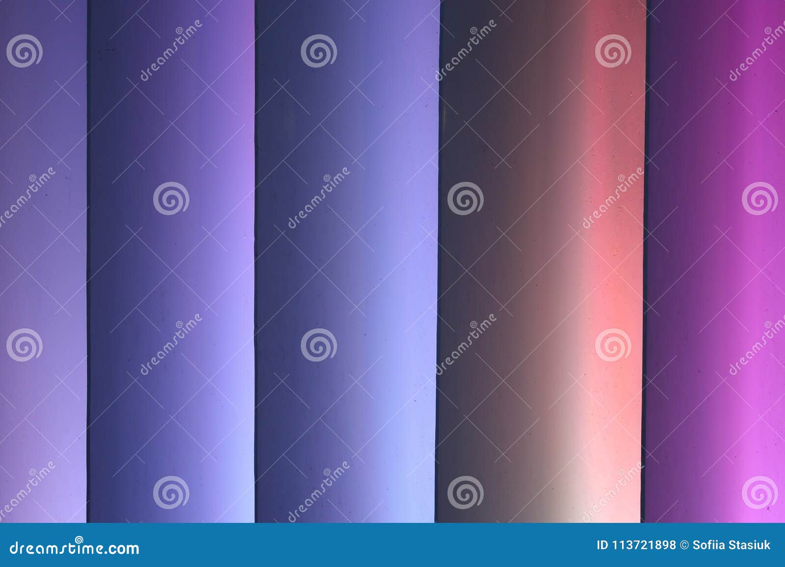 Vertical Striped Colorful Background, with Blue Gradient Stock Photo ...