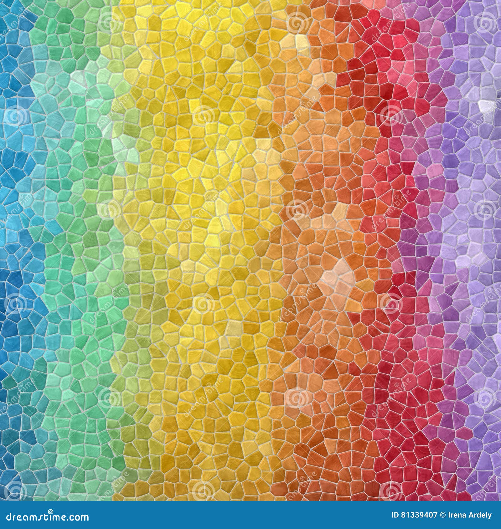 Vertical Striped Rainbow Colored Abstract Irregular Plastic Stony ...