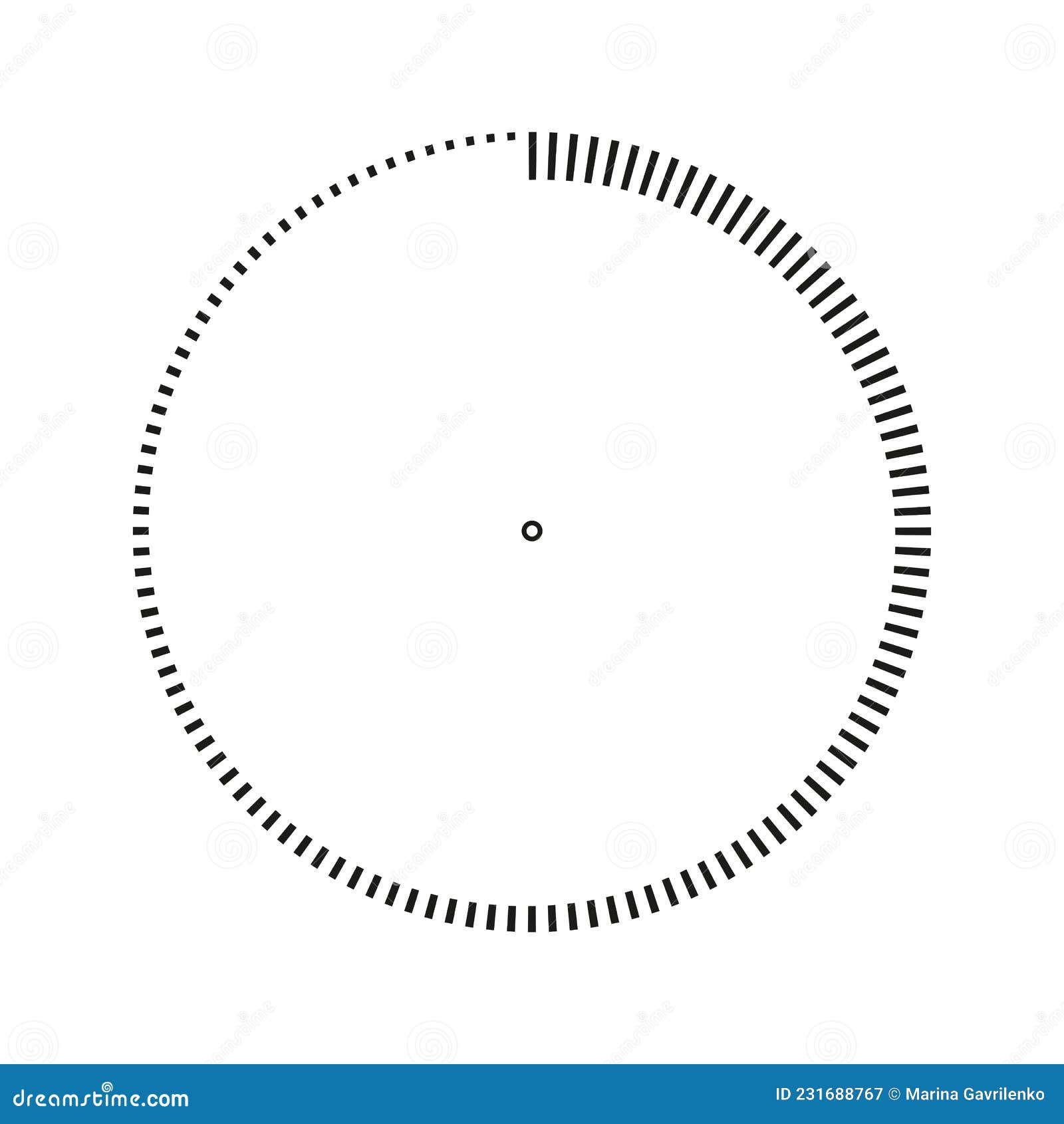 Vertical Stripes in a Circle, Countdown, Graphics, Round Time Sign ...