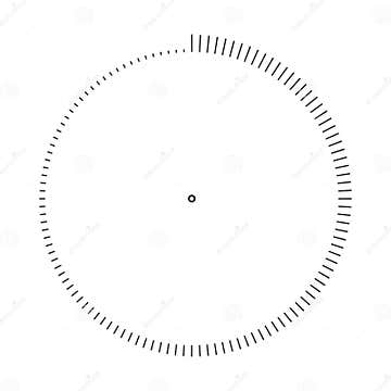 Vertical Stripes in a Circle, Countdown, Vector Graphics, Round Time ...