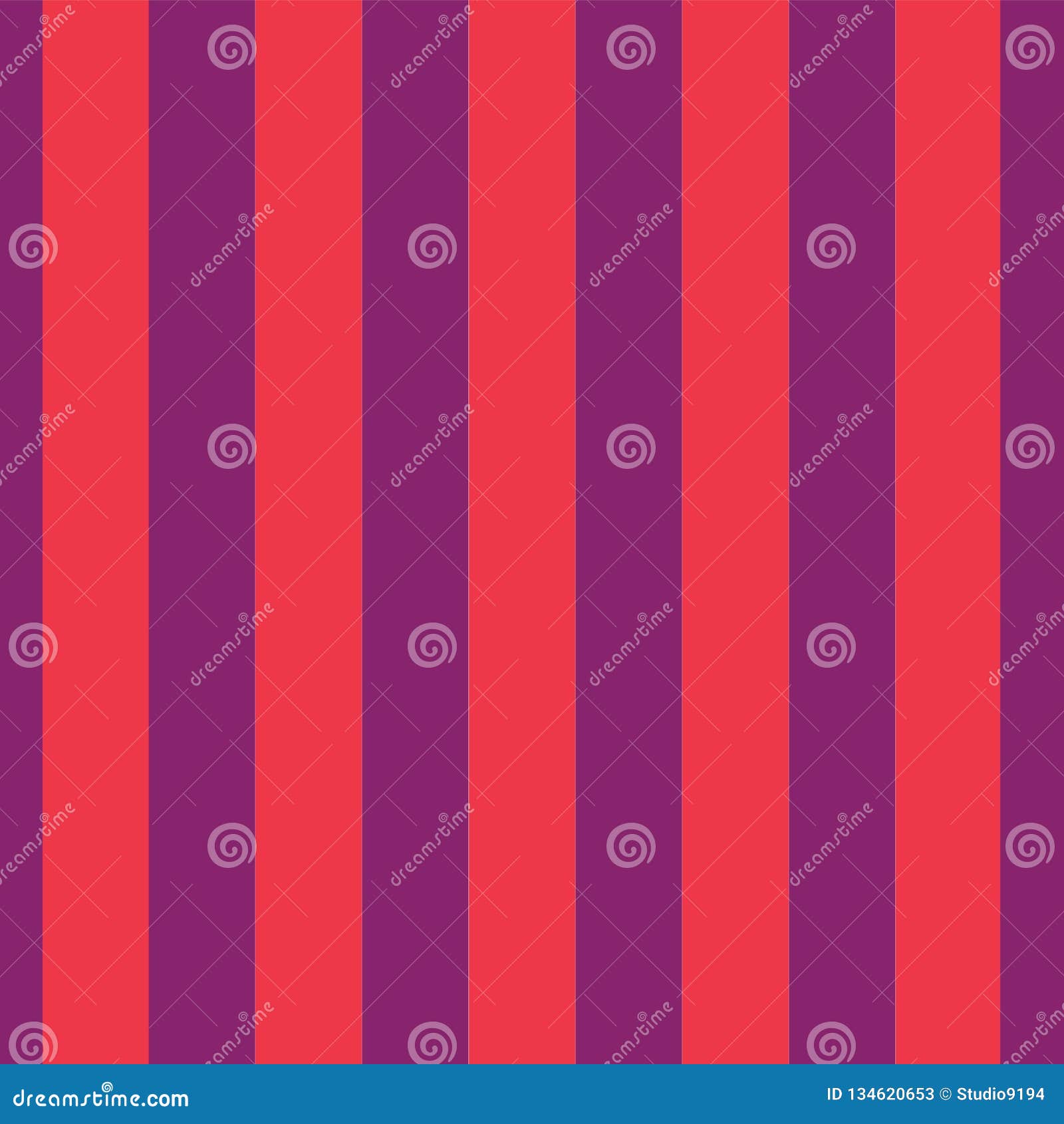Vertical Stripes Red Pink Purple Seamless Vector Pattern. Striped ...